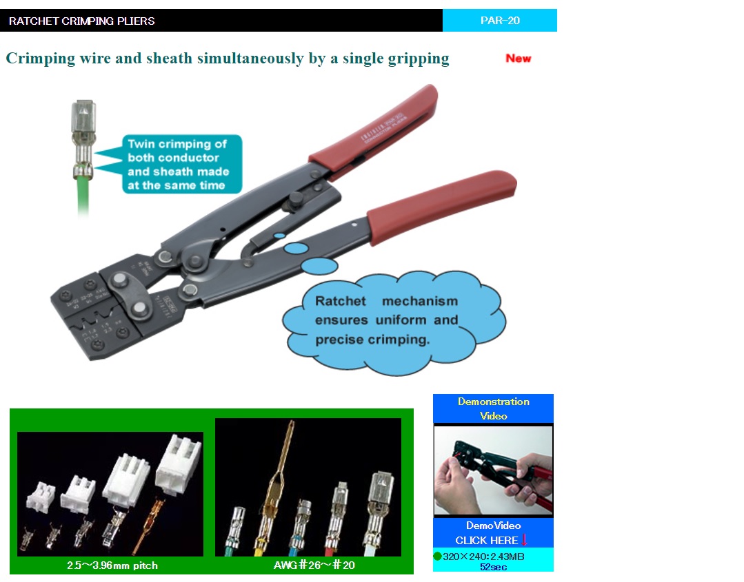 Ichiban Precision Sdn Bhd - Engineer - ENGINEER RATCHET CRIMPING PLIERS